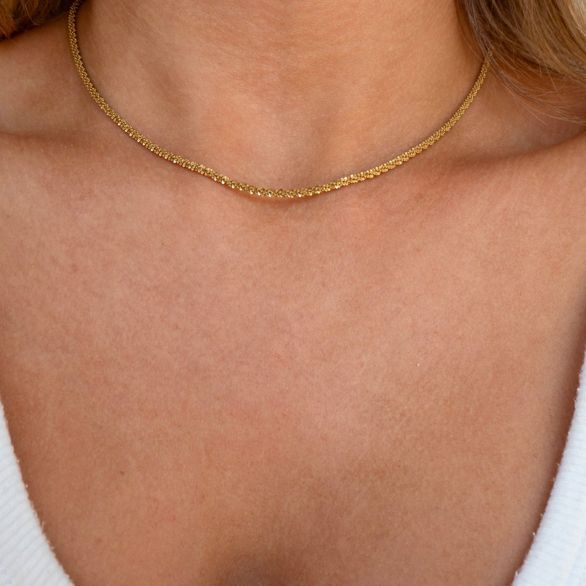 Izzy Necklace | Gold – JacqMaria Jewelry