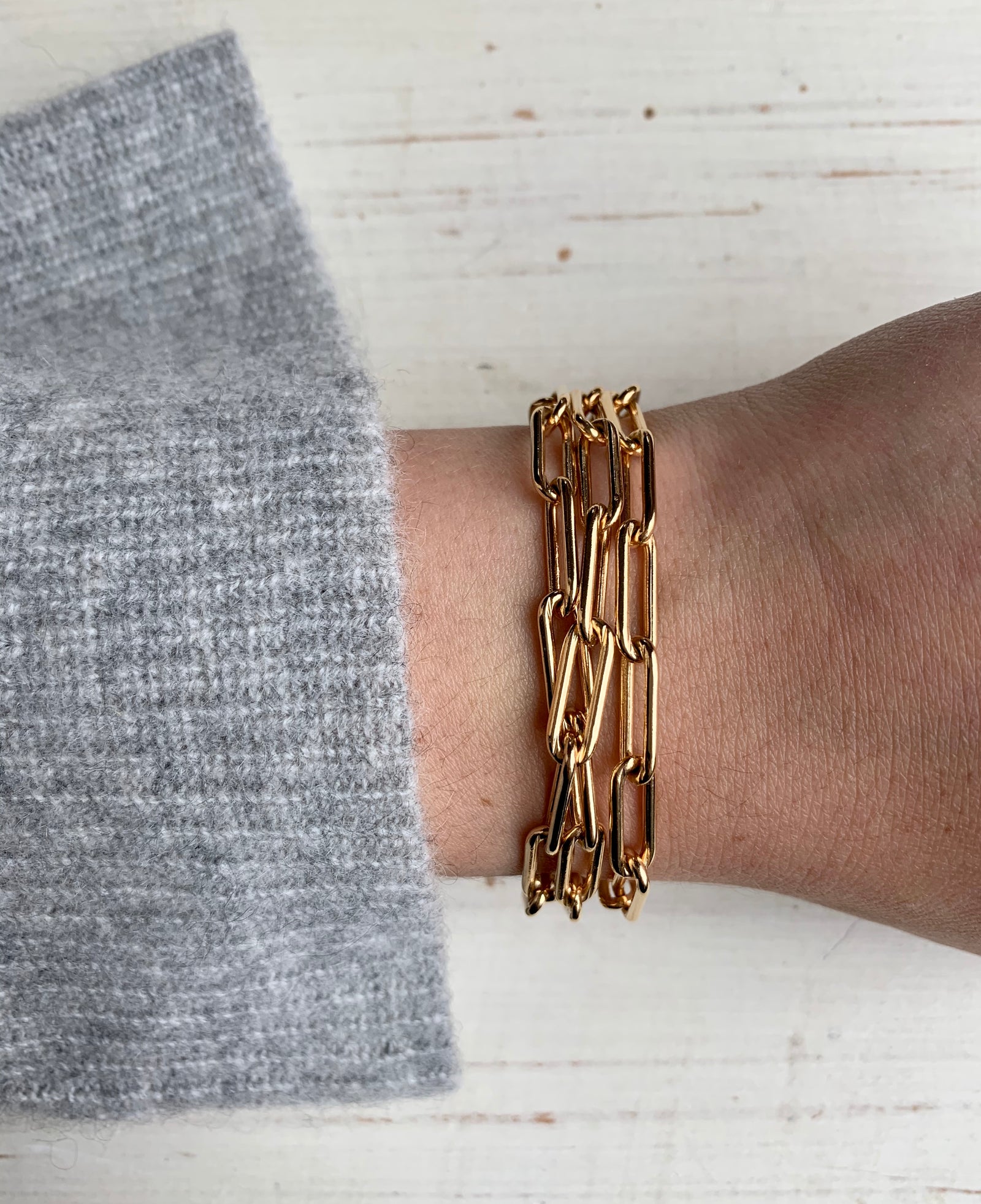 Large Link Necklace – JacqMaria Jewelry