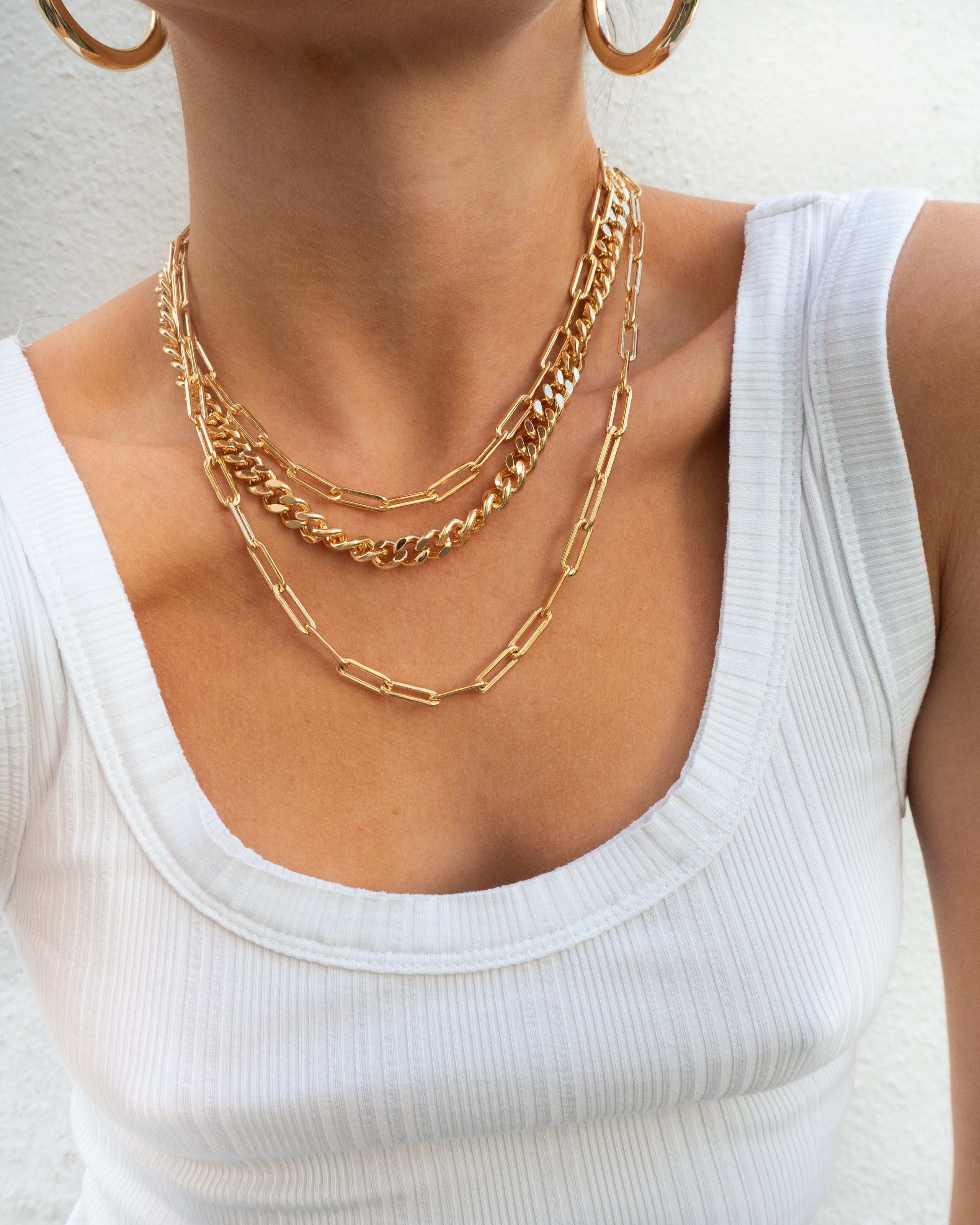 Large Link Necklace – JacqMaria Jewelry