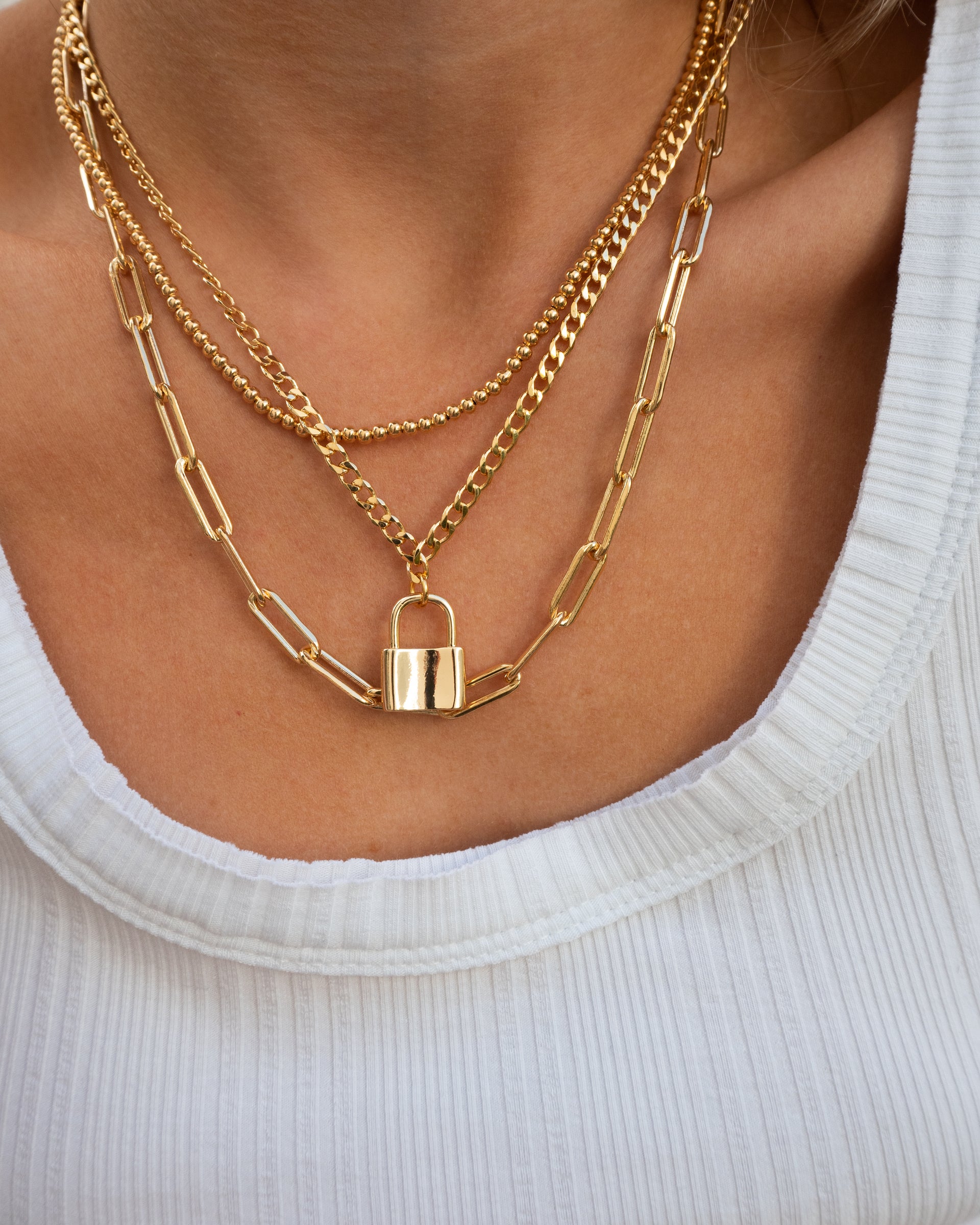 Large Link Necklace – JacqMaria Jewelry